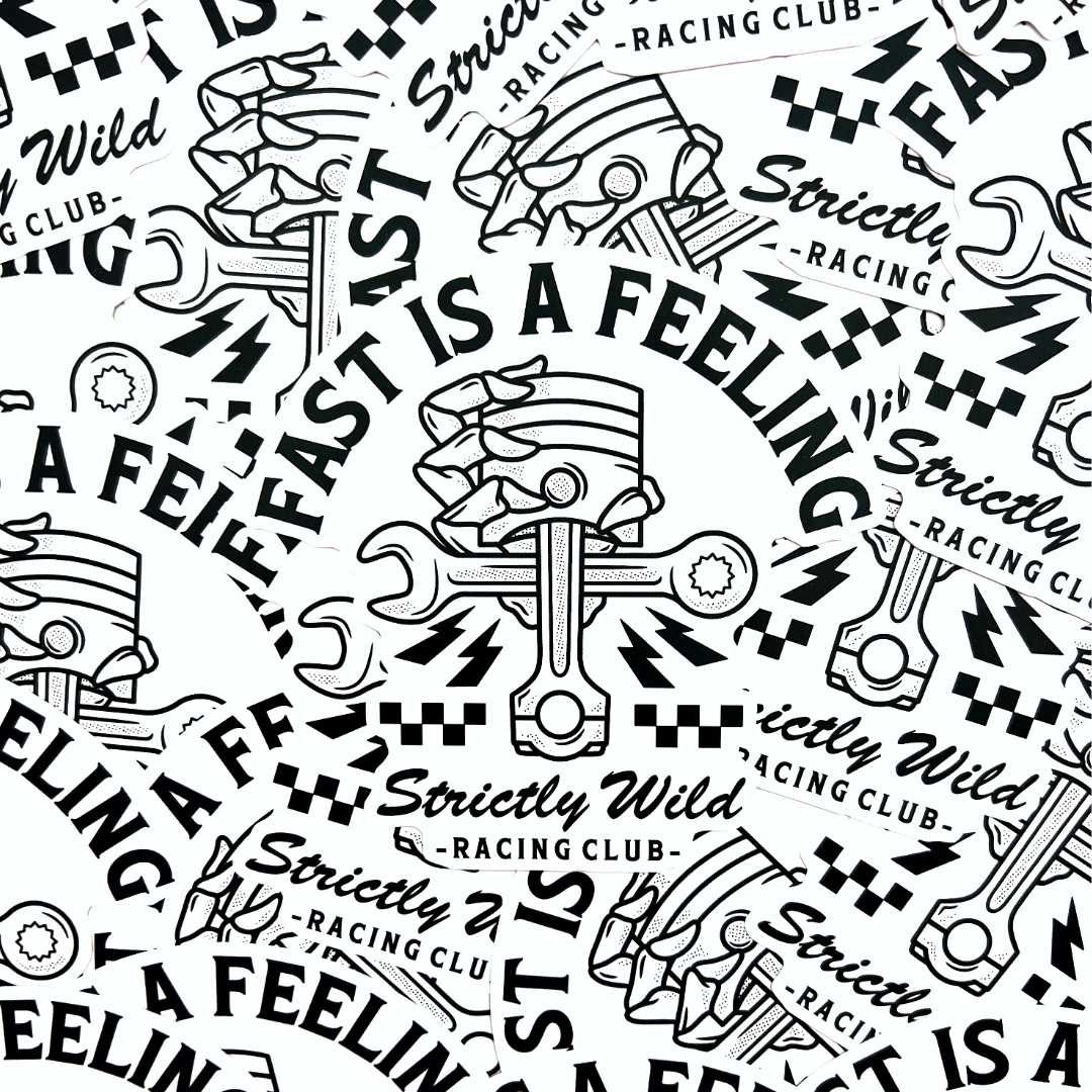 Fast Is A Feeling Sticker – COUNTY LINE DESIGNS 831